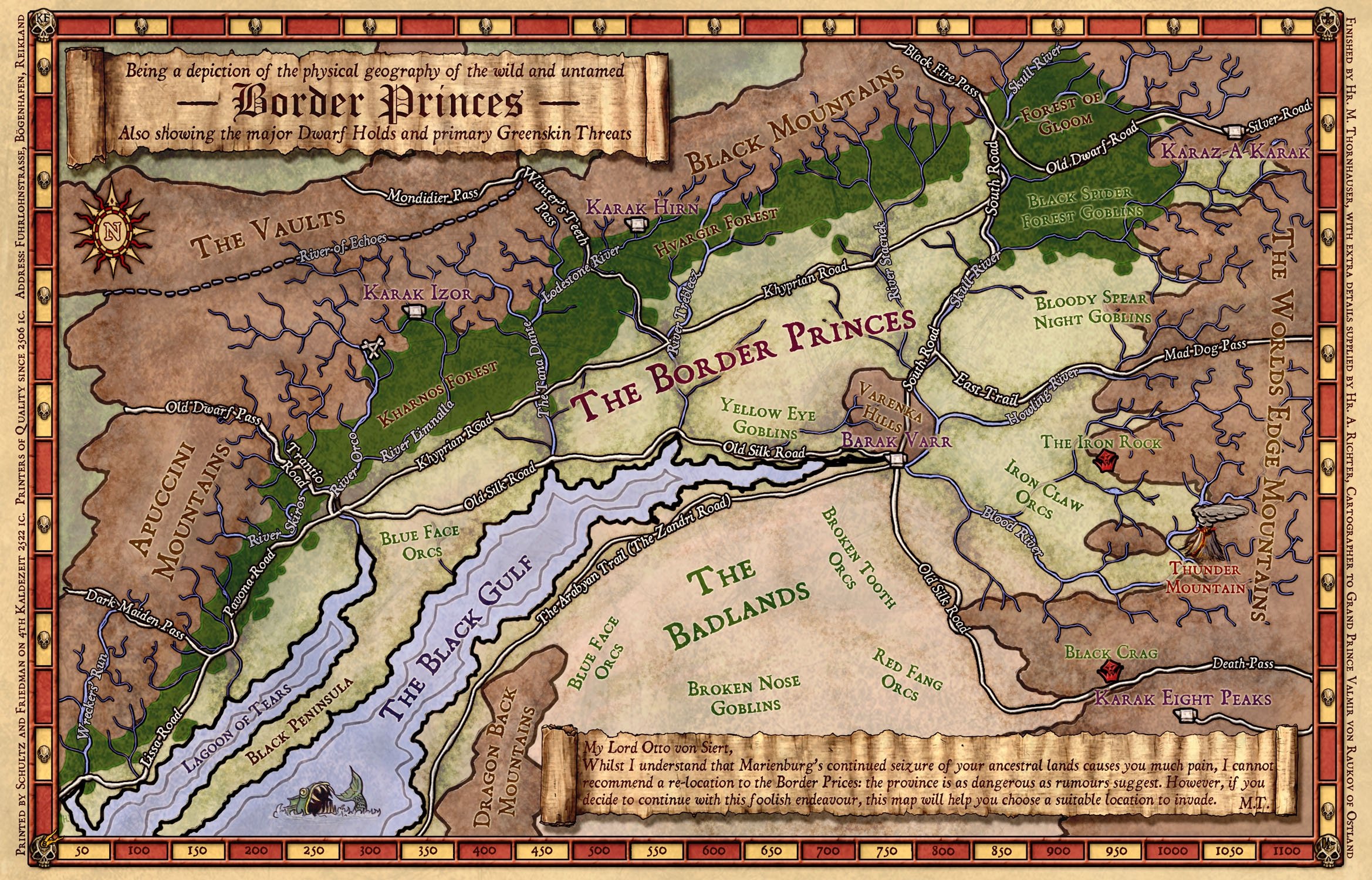 Warhammer - mapy krain - Gildia RPG